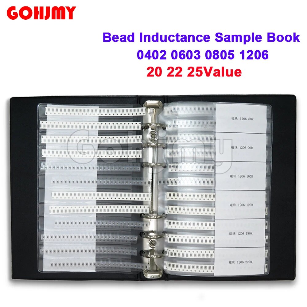 Набор ферритовых бусин для измерения индуктивности GOHJMY 0805 20Value 1000PCS