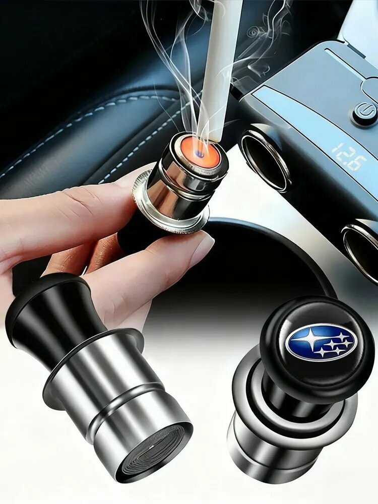 Прикуриватель для автомобиля Subaru(Субару), электронное устройство зажигания, Наклейки на машину