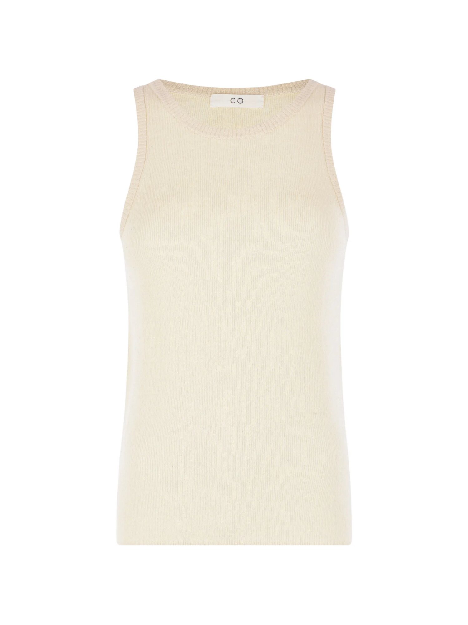 Топ Ribbed-knit silk-blend top