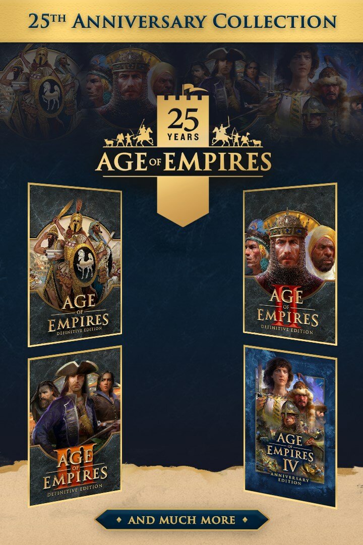 Age of Empires 25th Anniversary Collection — Bundle — ключ активации Xbox / Microsoft Store · Xbox One, Xbox Series X|S · цифровой ключ · любой регион