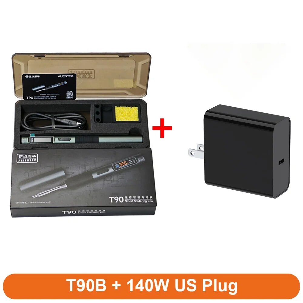 Паяльник T90B Smart 140W с US Plug