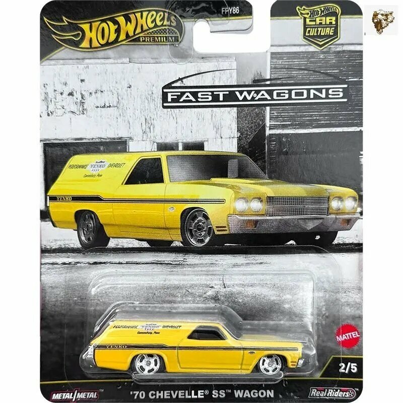 Коллекционный набор Гоночные универсалы от Hot Wheels: 5 легендарных моделей в масштабе 1:64 Audi RS6 Avant, Chevrolet SS, Volvo 850 и другие