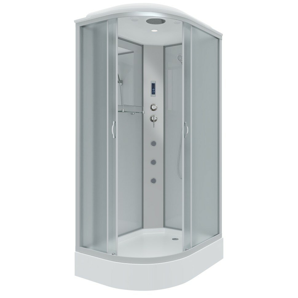 Душевая кабина Niagara Classic NG-3312-14RF (120х80х215) низкий поддон(13см), стекло матовое,3 места