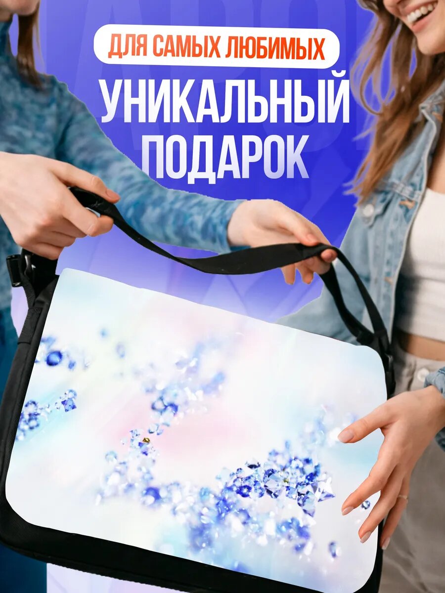 Сумка Синие кристаллы в воде — фото 1
