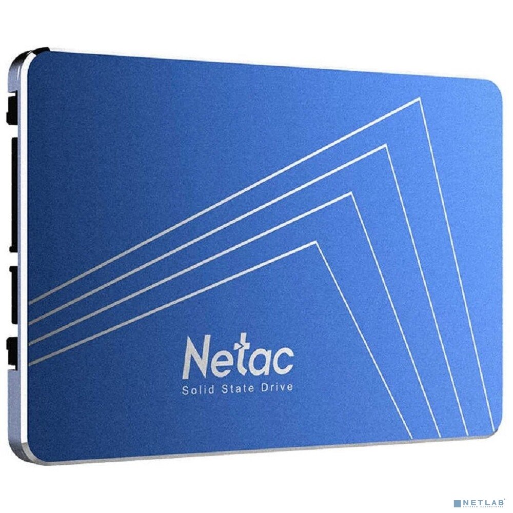 SSD 2.5" Netac 480Gb N535S Series Retail (SATA3, up to 540/490MBs, 3D NAND, 280TBW, 7mm)
