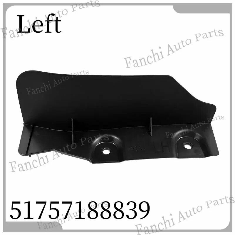 Сплиттер бампера BMW X5 E70/X6 E71/E72, Left, 51757188839