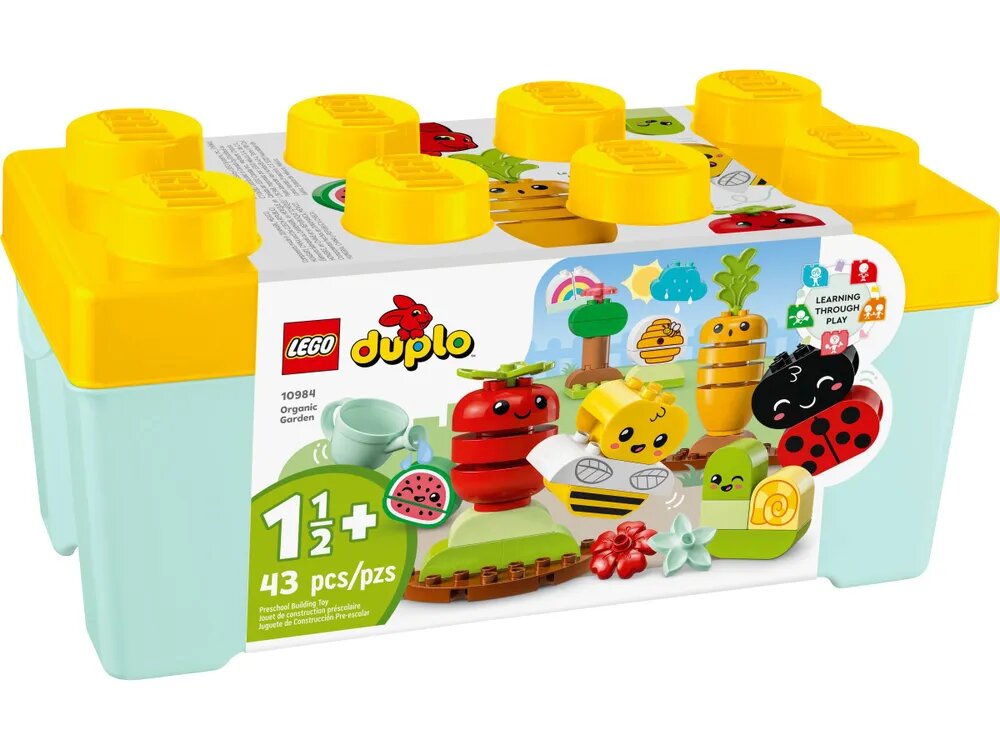 Лего DUPLO серия, LEGO 10984 Organic Garden, lego конструктор для мальчика, лего для девочек