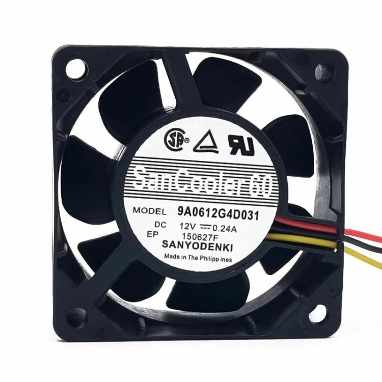 Sanyo San Ace60 9A0612G4D031 DC12V 0.24A 6025 6 см Двойной шаровой вентиляторы -
