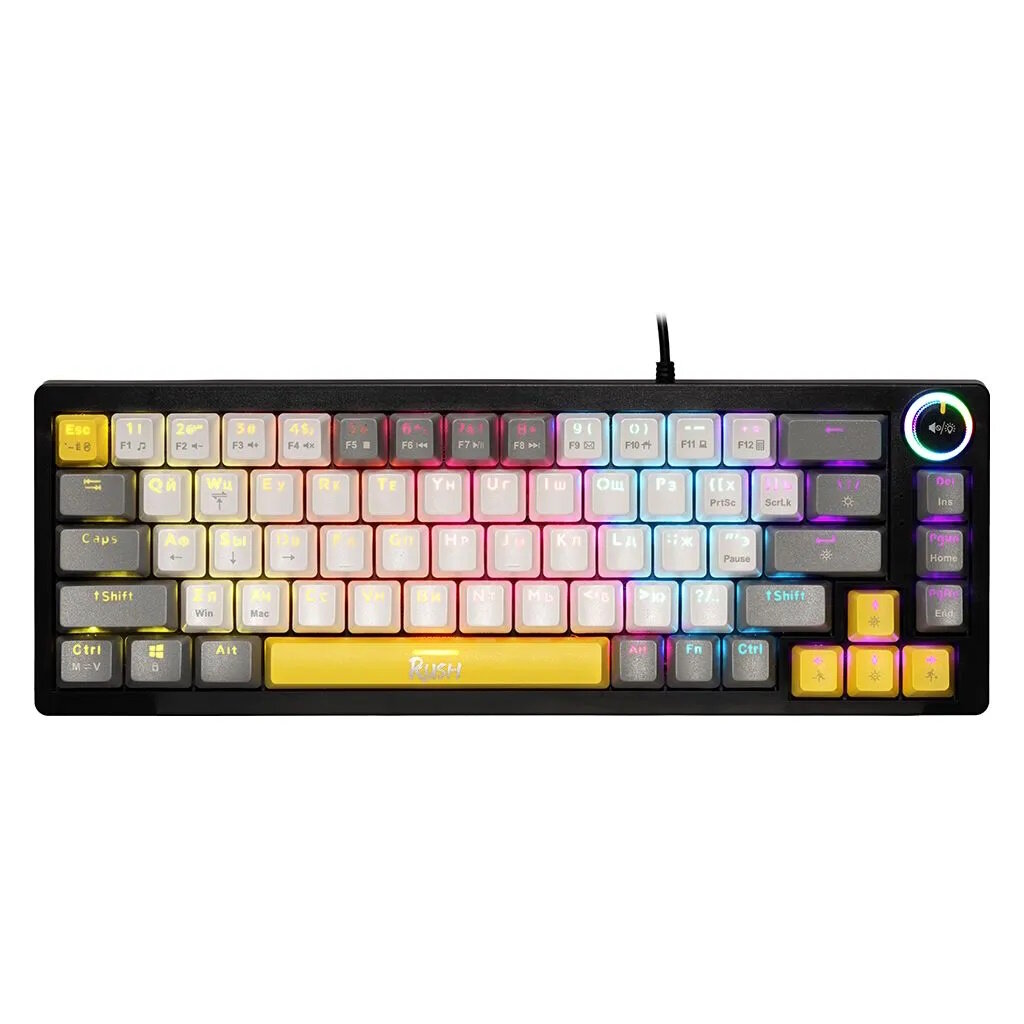Клавиатура игровая механическая Smartbuy Z14 RUSH USB цветная с подсветкой (SBK314MG)