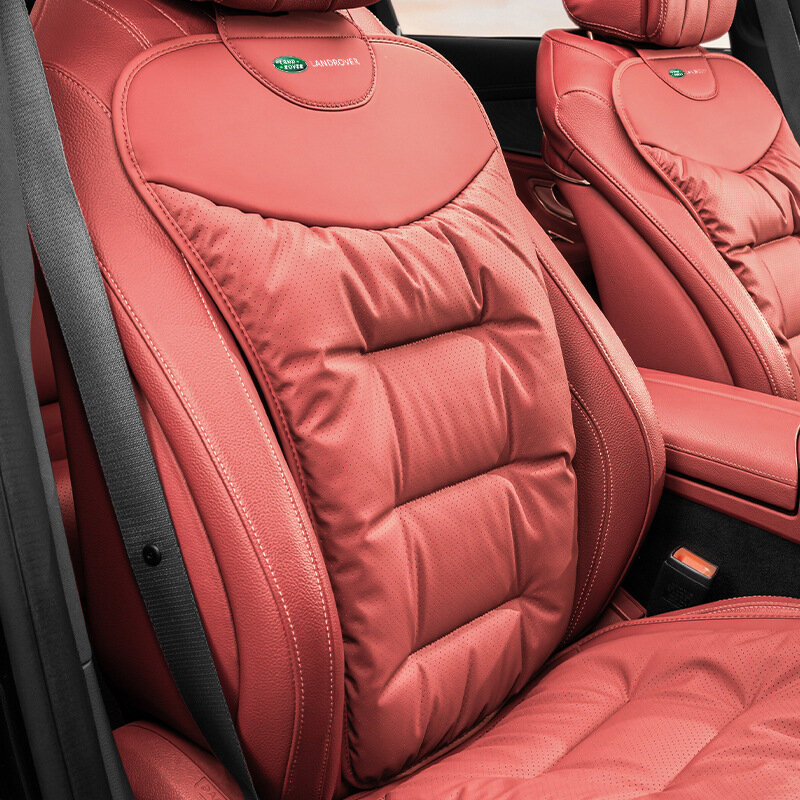 Чехол на спинку сиденья для Land Rover Defender/Range Rover, одиночный, дышащая сетка - Вермилион