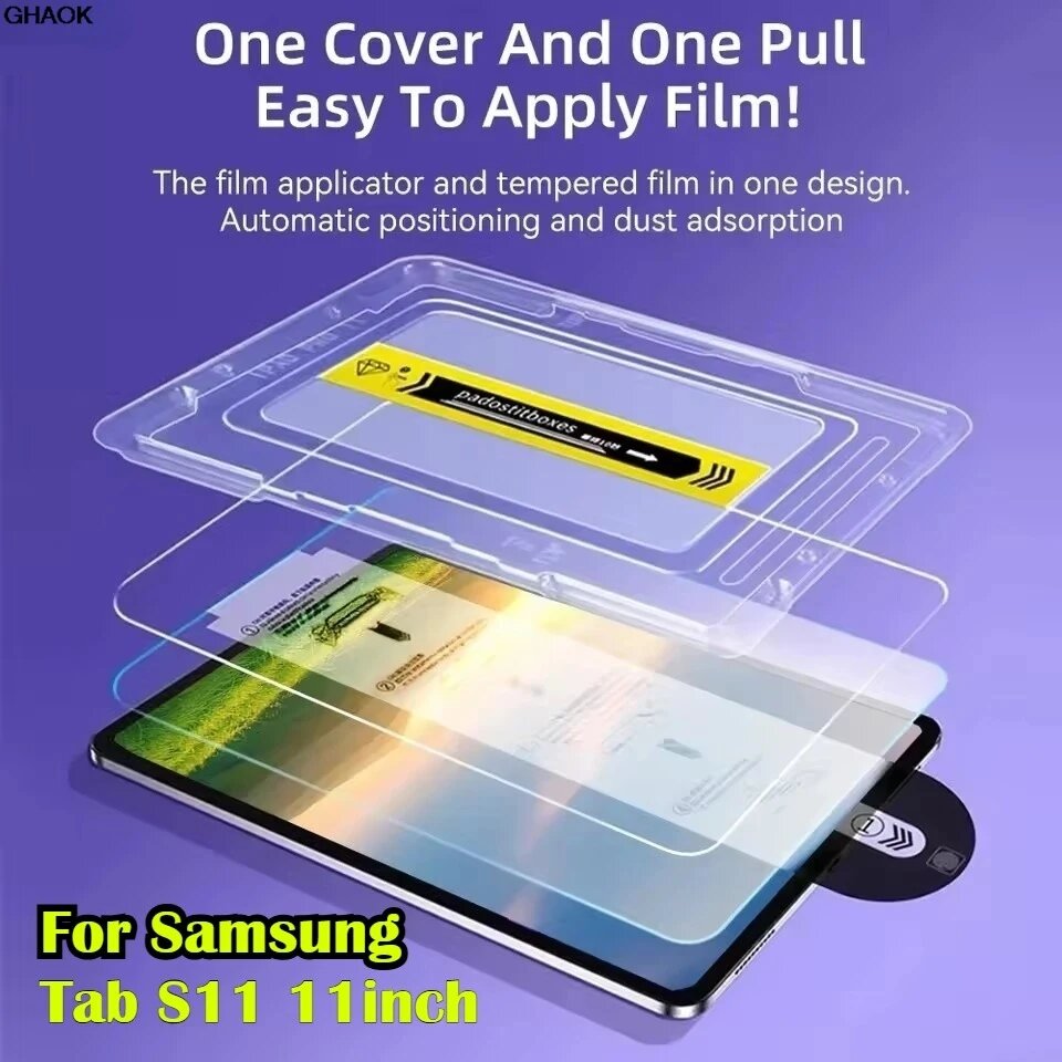 Защитное стекло 9H для Samsung Galaxy Tab S11 S10 Lite FE S9 S8 S7 A11 A9 Plus Tab S11 11 2025