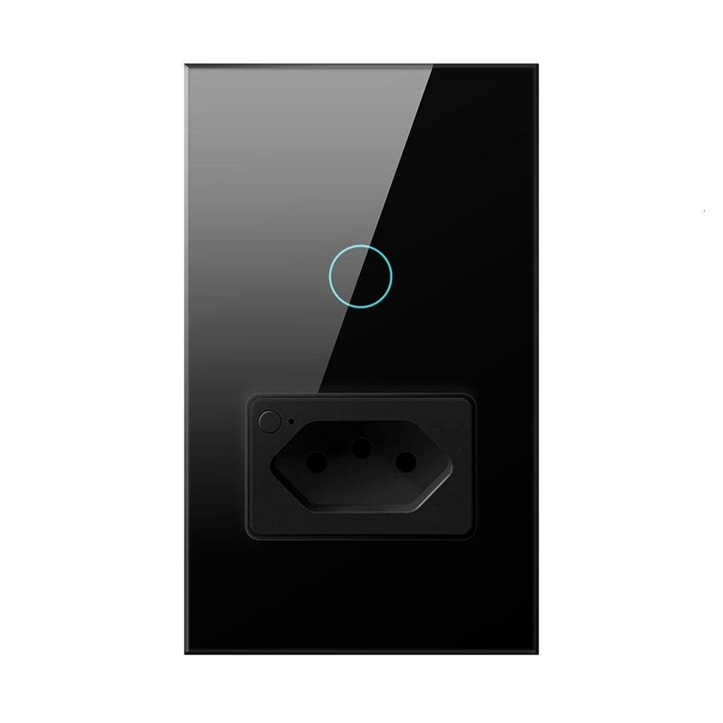 Умная Wi-Fi розетка, 1 банда Черных 20A