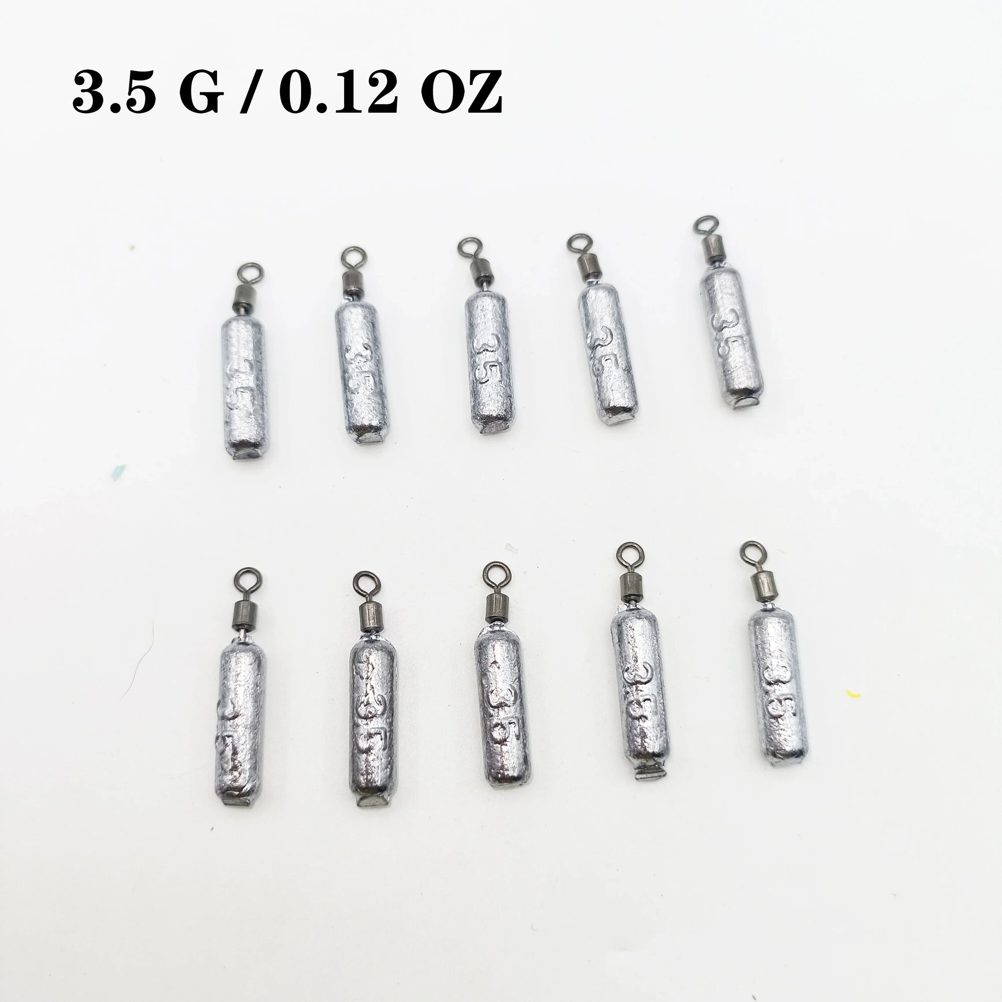 Jooyoo грузила для карповой рыбалки 20 г Серебряный, 10pcs of 3.5g