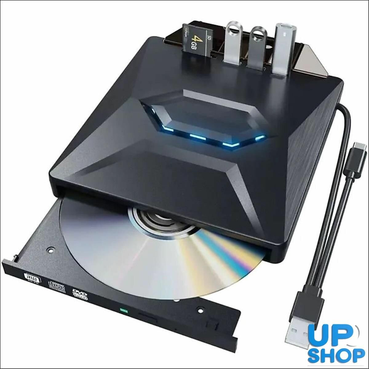 Внешний привод Blu-Ray, устройство записи/ чтения Bluray Player, 1 шт. внешний дисковод оптический привод чтение и запись Blu-ray