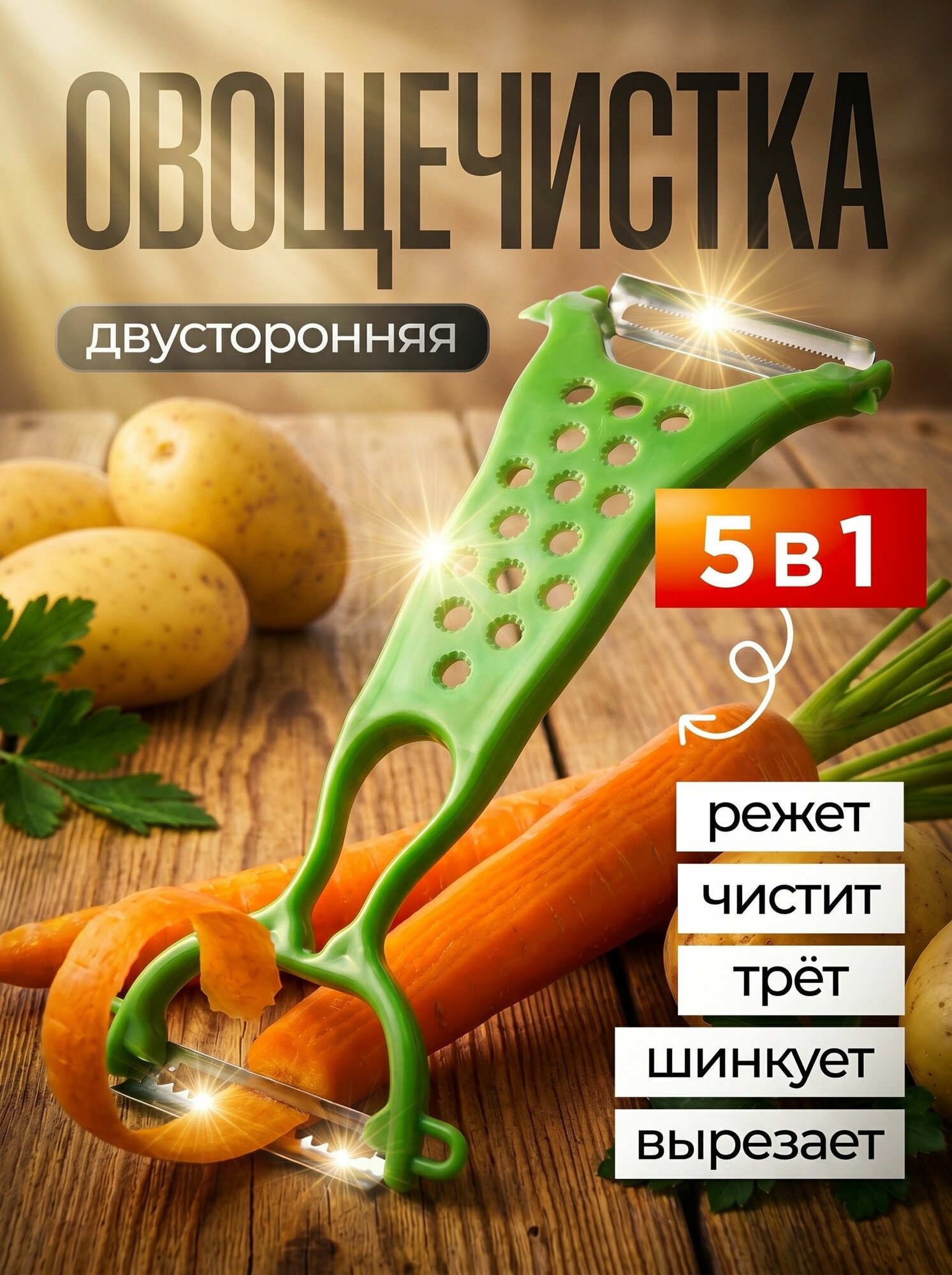 Овощечистка Ручная Универсальная