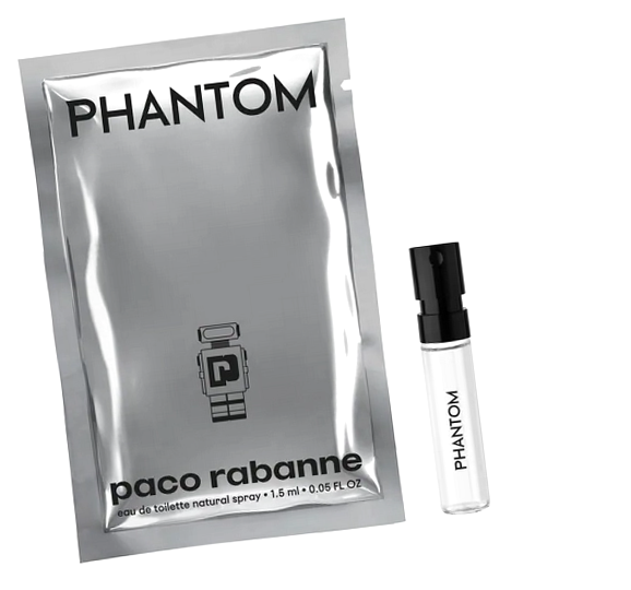 Туалетная вода Пако Рабан Фантом мужская 1.5 мл пробник - Paco Rabanne Phantom миниатюра парфюма