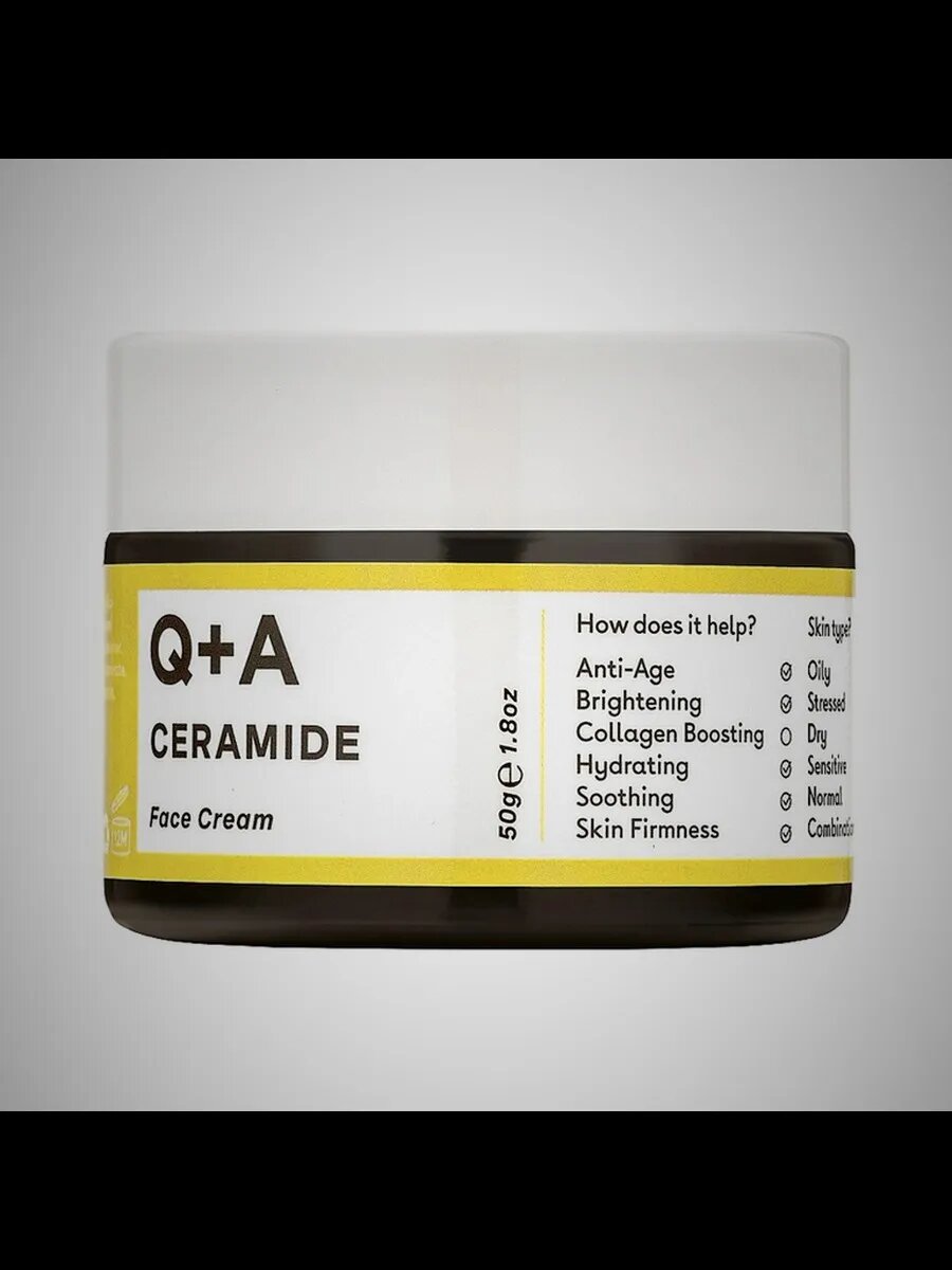 Q+A Ceramide Face Cream 50ml Крем для лица Церамиды