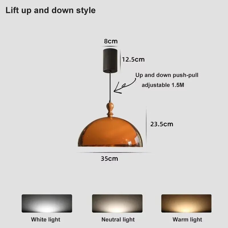 Подвесной светильник Up and Down style, Tricolor Light