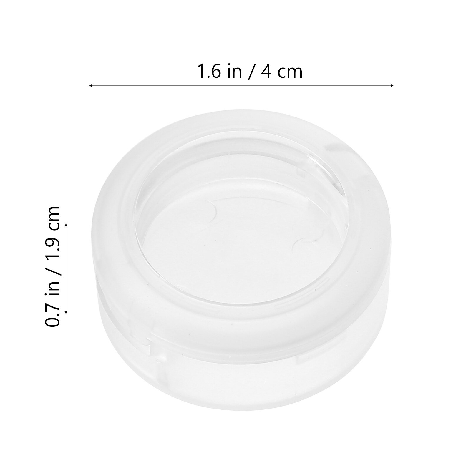 8 Штук Коробка Для Теней Для Век С Розливом Белого Цвета 4x3.8Cm