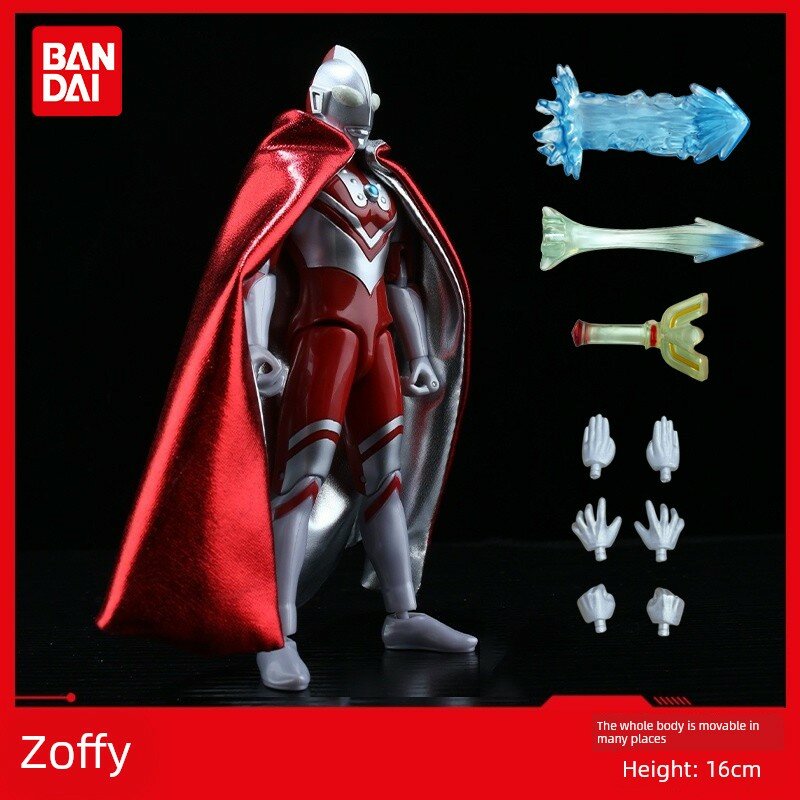 Ultraman Zoffy Gift Set with Light Beam Hand Type Action Figure, 15cm Collectible Toy, Brand New