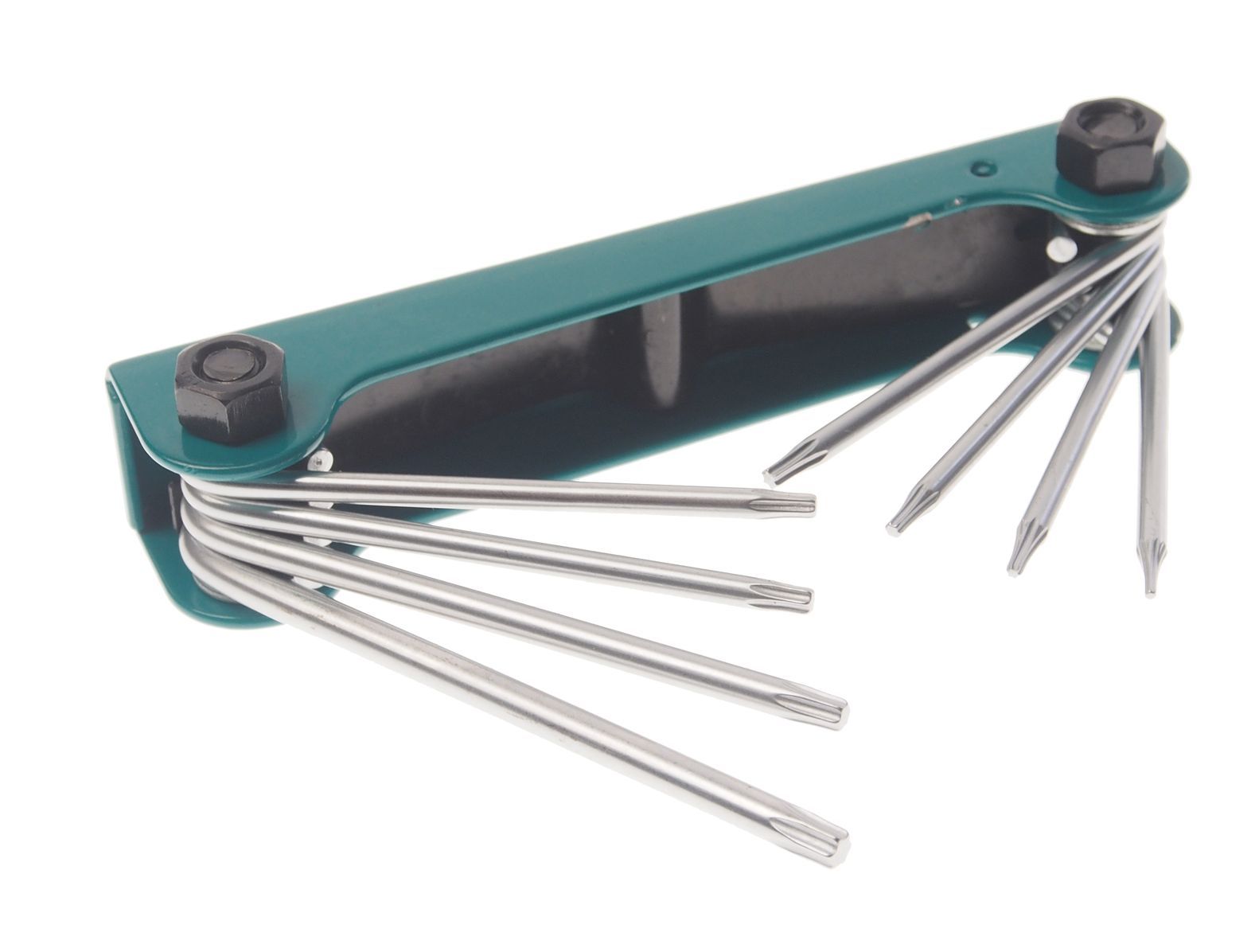 Набор ключей TORX складной 8пр.(Т5-Т10, Т15, Т20) ROCKFORCE