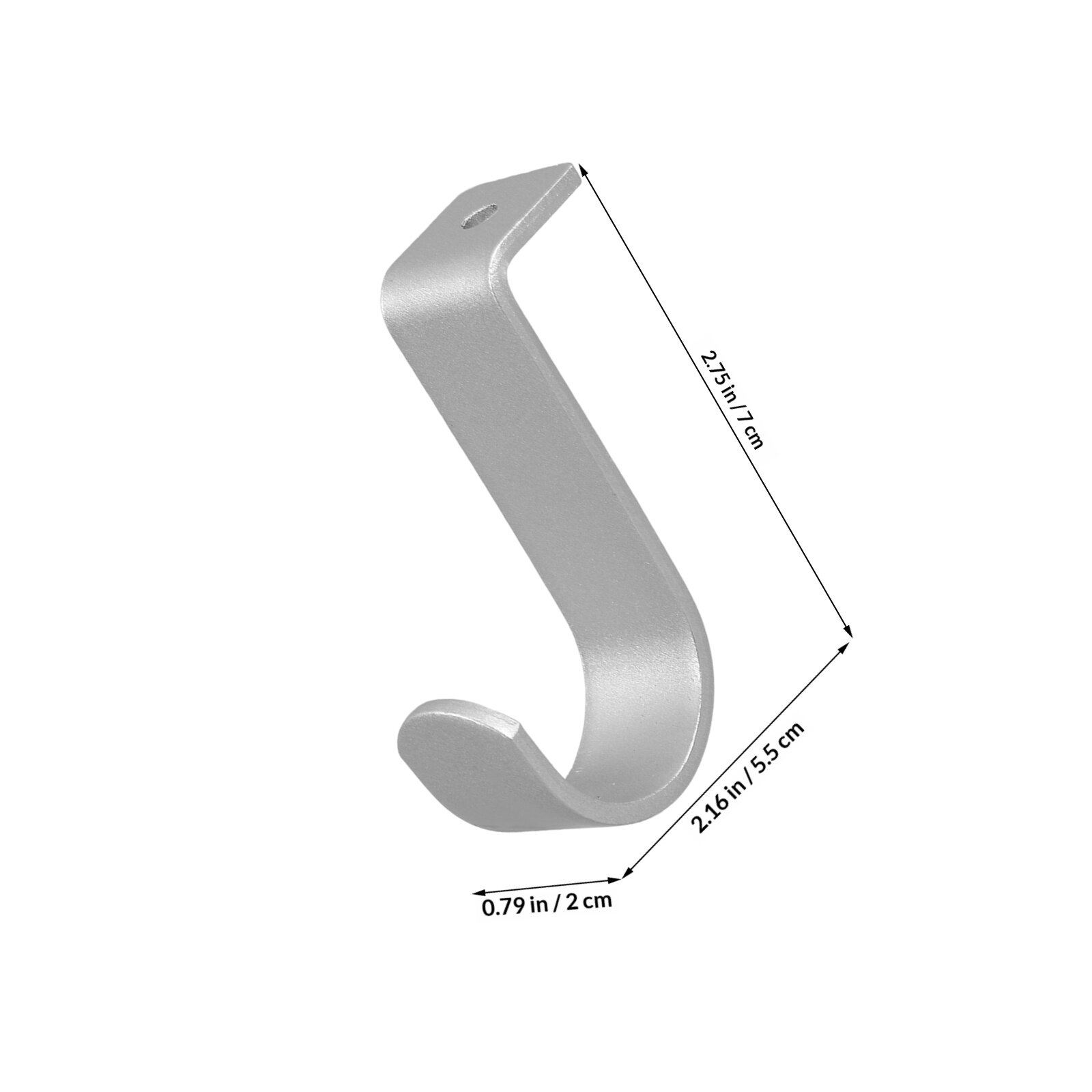 Держатели Для Штор Настенные 3 Штуки Серебристые Размер 7.00X5.50X2.00Cm