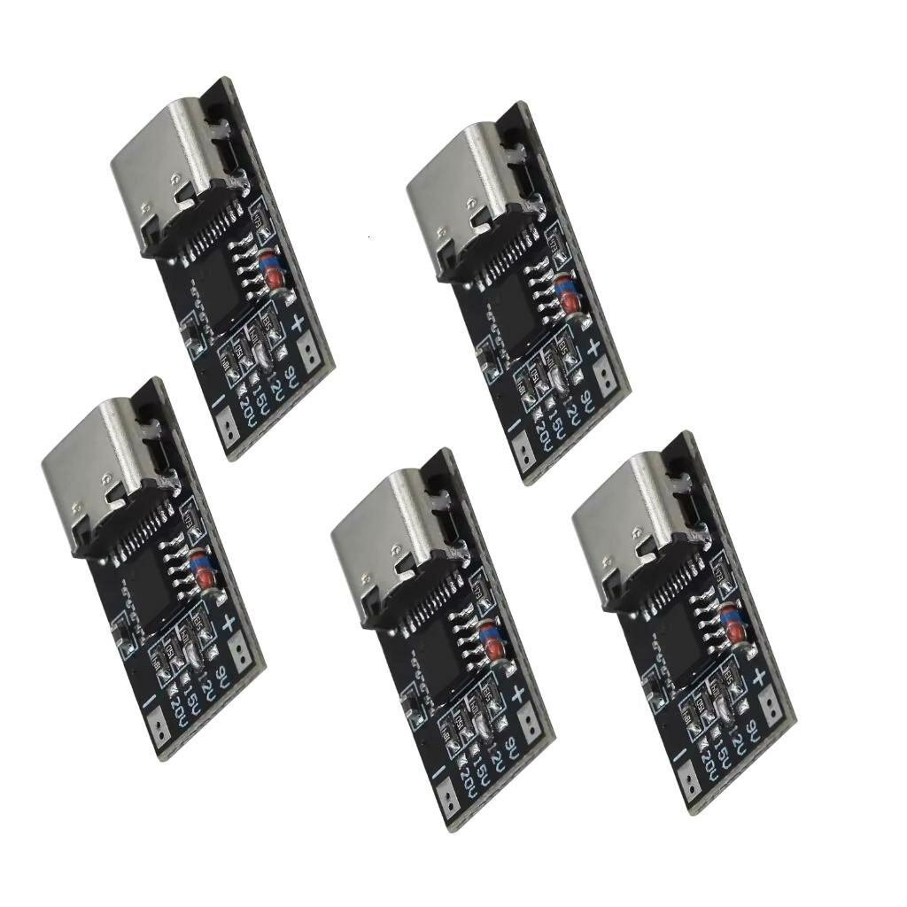 Плата USB повышающего модуля Type C на 9V/12V/15V/20V, 15V
