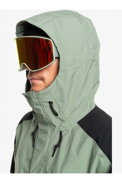 Пуховик Quiksilver Весна-лето 2024, размер M, зеленый — фото 1