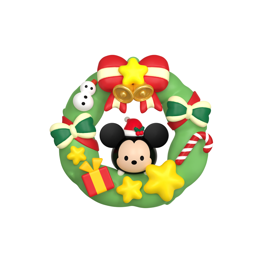 GOLDLOK X Disney TsumTsum Сосна Звезда Удача Венок Слепые коробки 1 слепой бокс Полная упаковка 12 шт