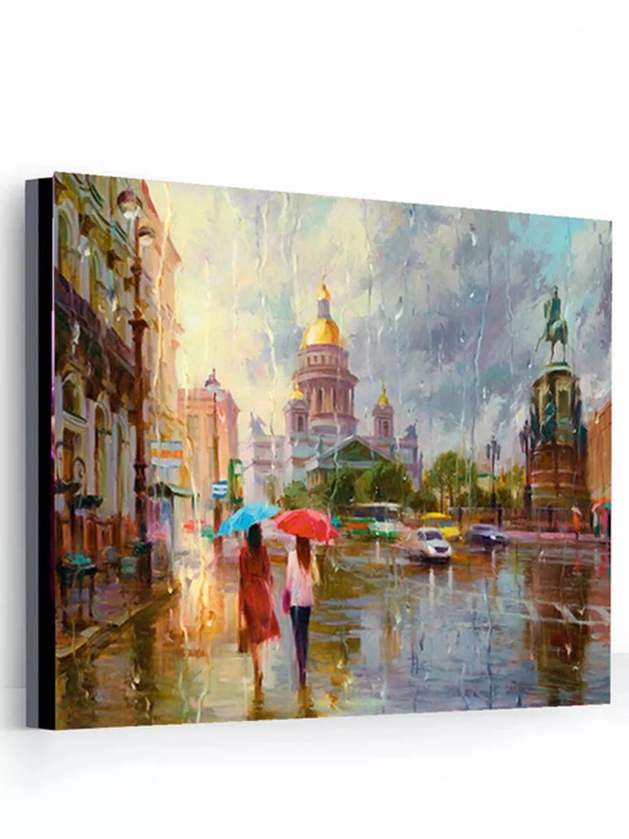 Картина по номерам "Санкт-петербург", на холсте на подрамнике, 40 x 50 см