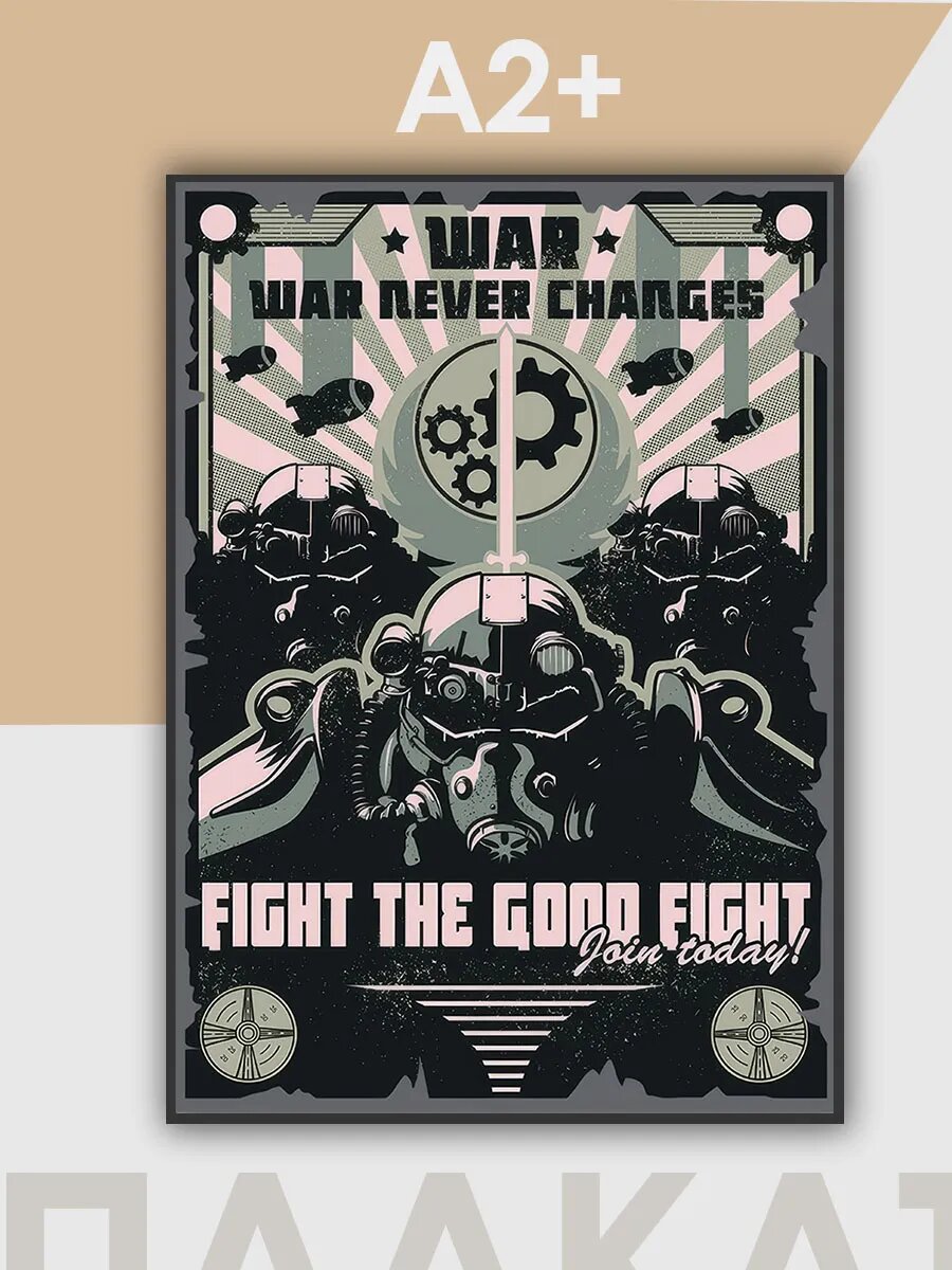 Постер А2 на стену Fallout