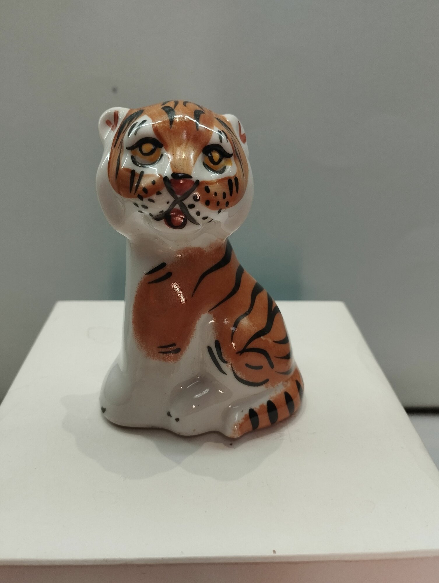 Статуэтка, фарфор, 1990-2000г, , Тигрёнок, Gardner в Вербилках