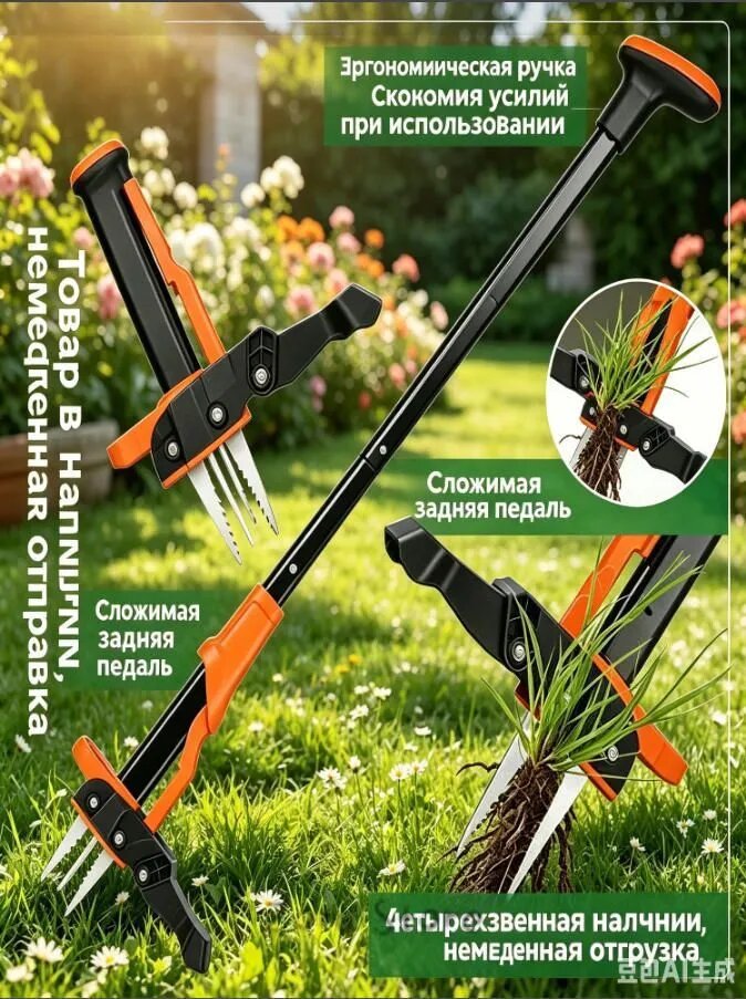 Корнеудалитель, рукоятьСталь, 29 см