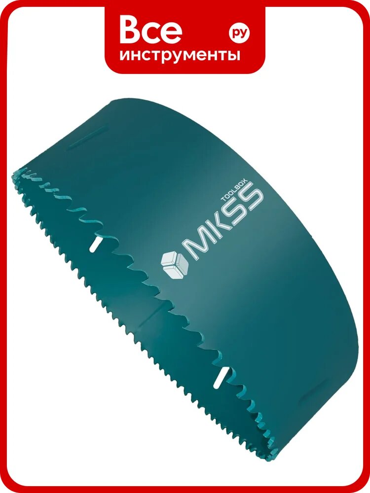 Коронка биметаллическая универсальная MKSS Toolbox HSS-Co 8%, 146мм MKSS BM-146