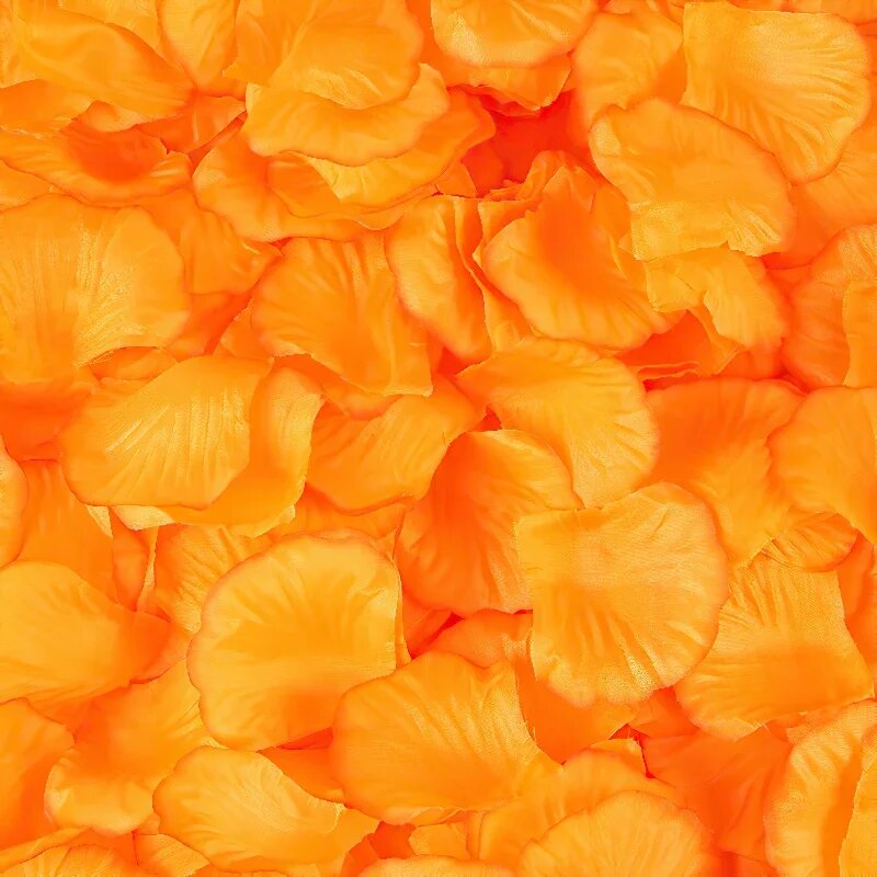 Искусственные лепестки роз оранжевые Orange Watanabe