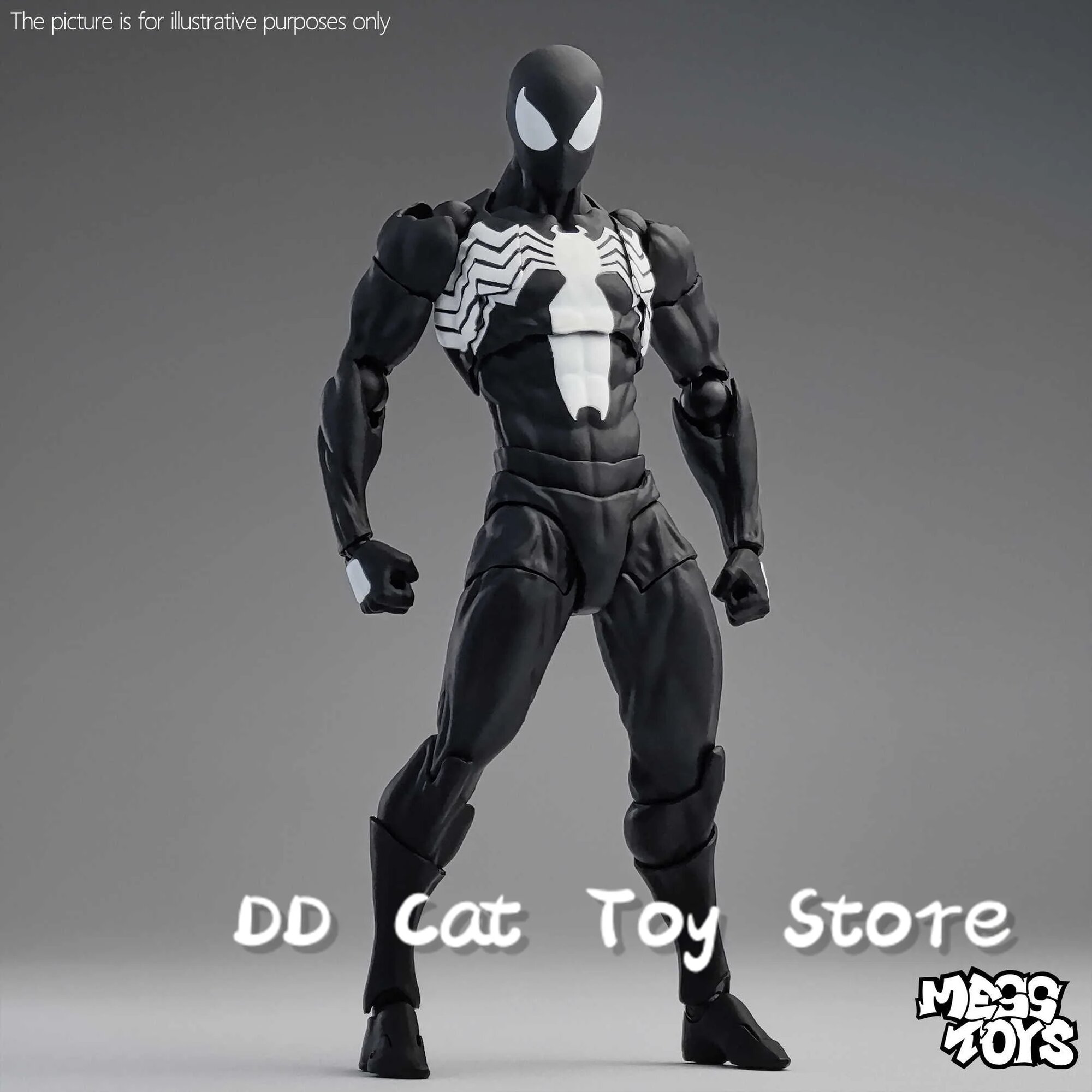 Коллекционная фигурка Black Venom Bandai 1/12 Черный, A In stock