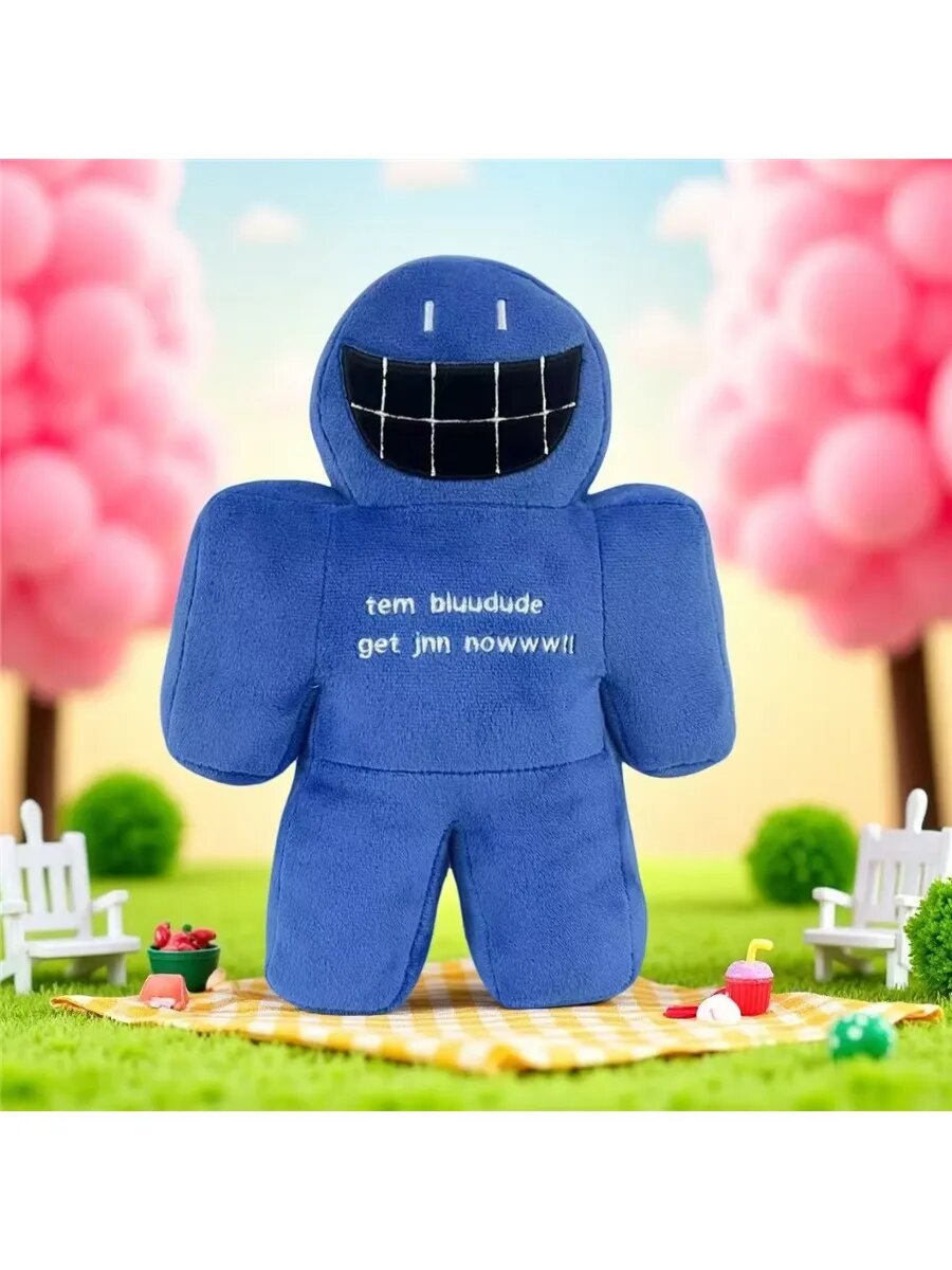 Мягкая игрушка Roblox Chance Plush в черном костюме