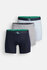 Трусы CALVIN KLEIN Graphic Monogram Boxer Briefs, комплект из 3 шт., размер XL, ...