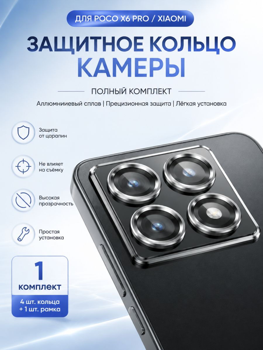 1комплекта защитных линз POCO Xiaomi X6 Pro, подходящие для продвинутой установки без пузырьков для начинающих