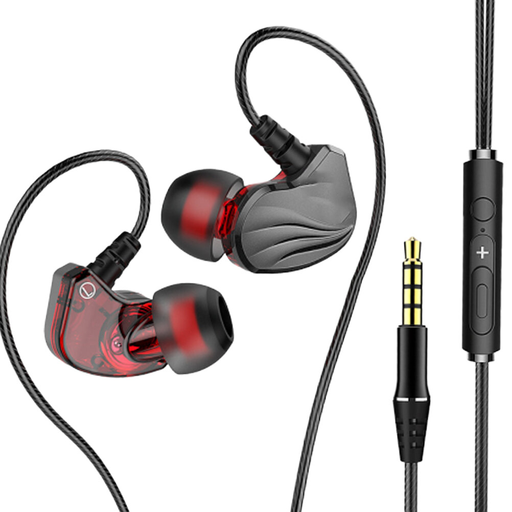 Наушники С Проводом In-Ear Phone Buds С Микрофоном Для Телефона И Планшета 3.5мм Чёрный 9*4см
