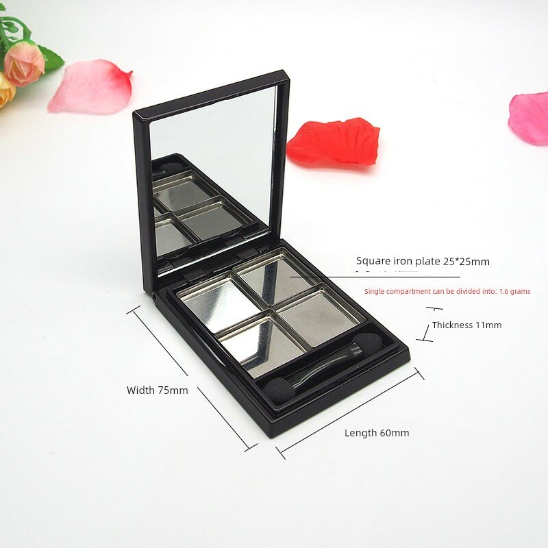 Innisfree 4-Compartment Магнитная Коробка для Теней с Железными Дисками и Двухсторонними Палочками