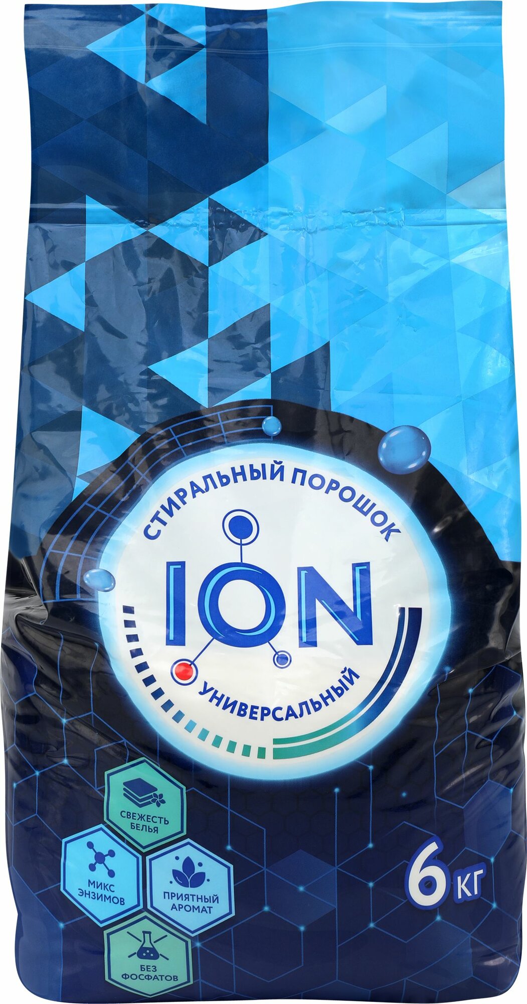 Стиральный порошок ION универсальный, 6кг