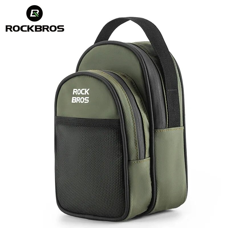 ROCKBROS Портативная сумка для складного велосипеда 1.8 л Green