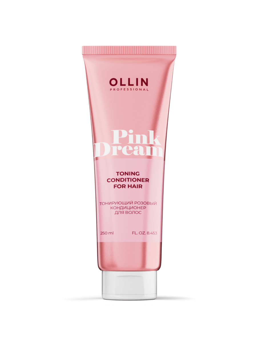 Тонирующий розовый кондиционер для волос PINK DREAM, 250 мл, OLLIN PROFESSIONAL