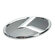 Эмблема Evolution 75х150 карбон хром