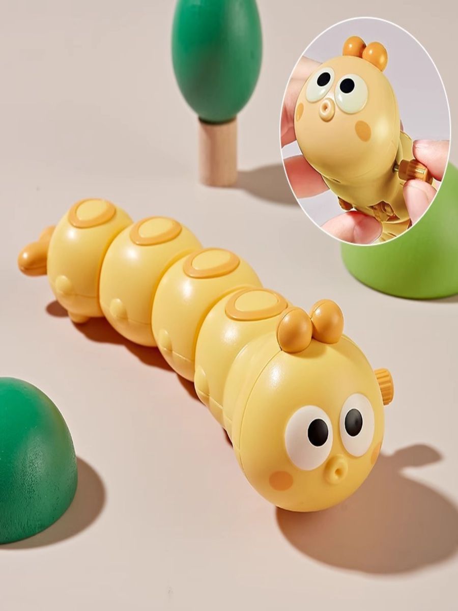 Заводная игрушка гусеница, развивающая подвижная игрушка для малышей, мальчиков и девочек