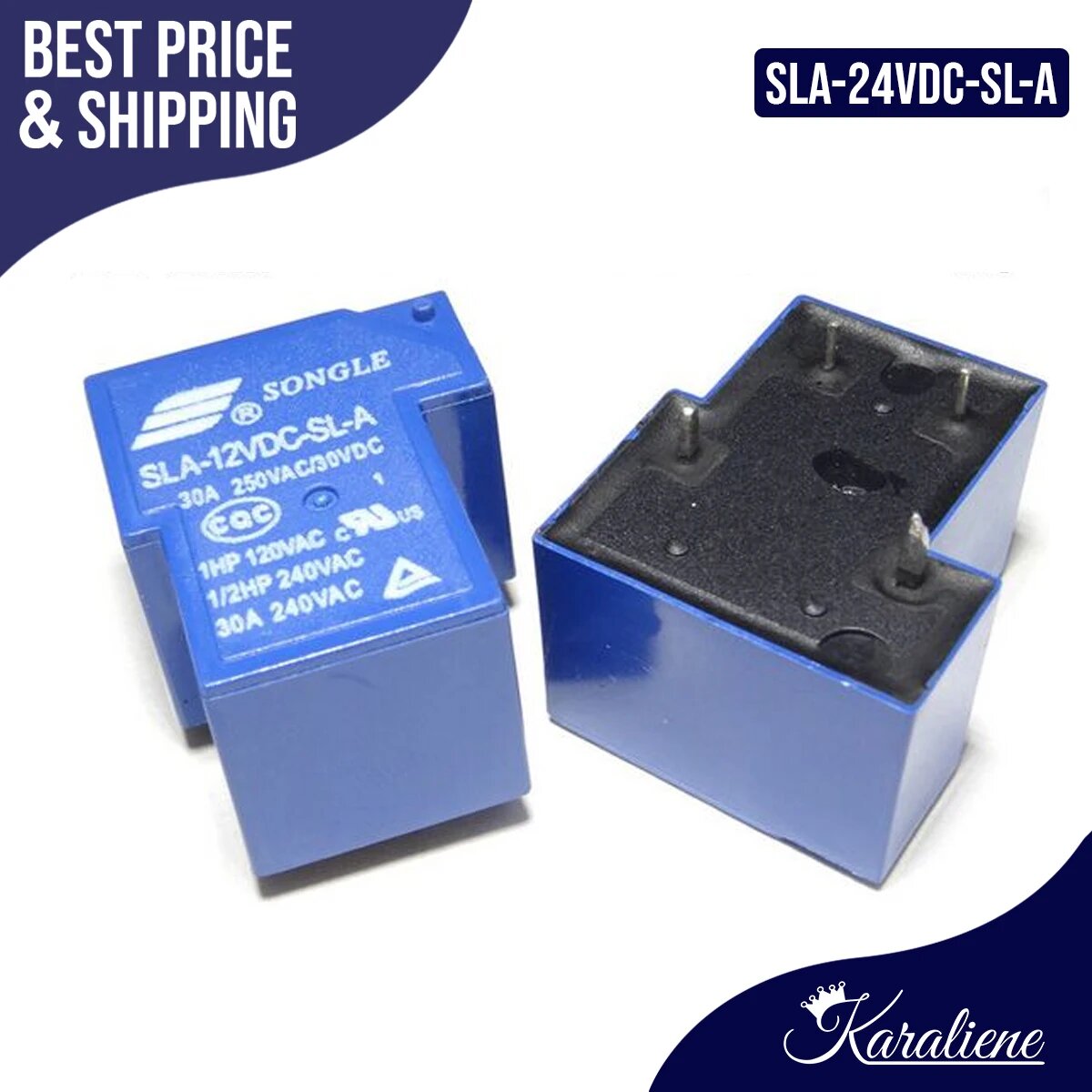 Реле SONGLE SLA-12VDC-SL-A 30A