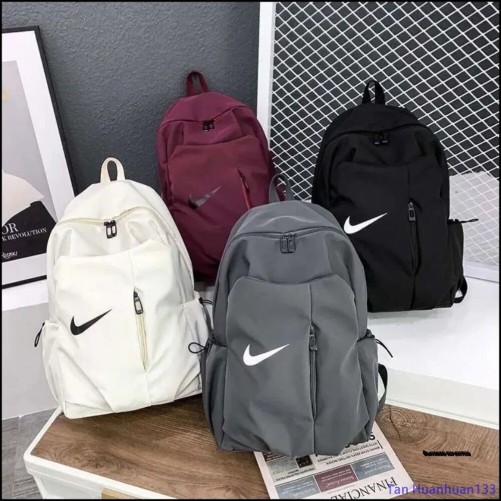 Рюкзак Nike спортивный, мужской, белый, средний (20-30 л.), 45x30x16 см — фото 1