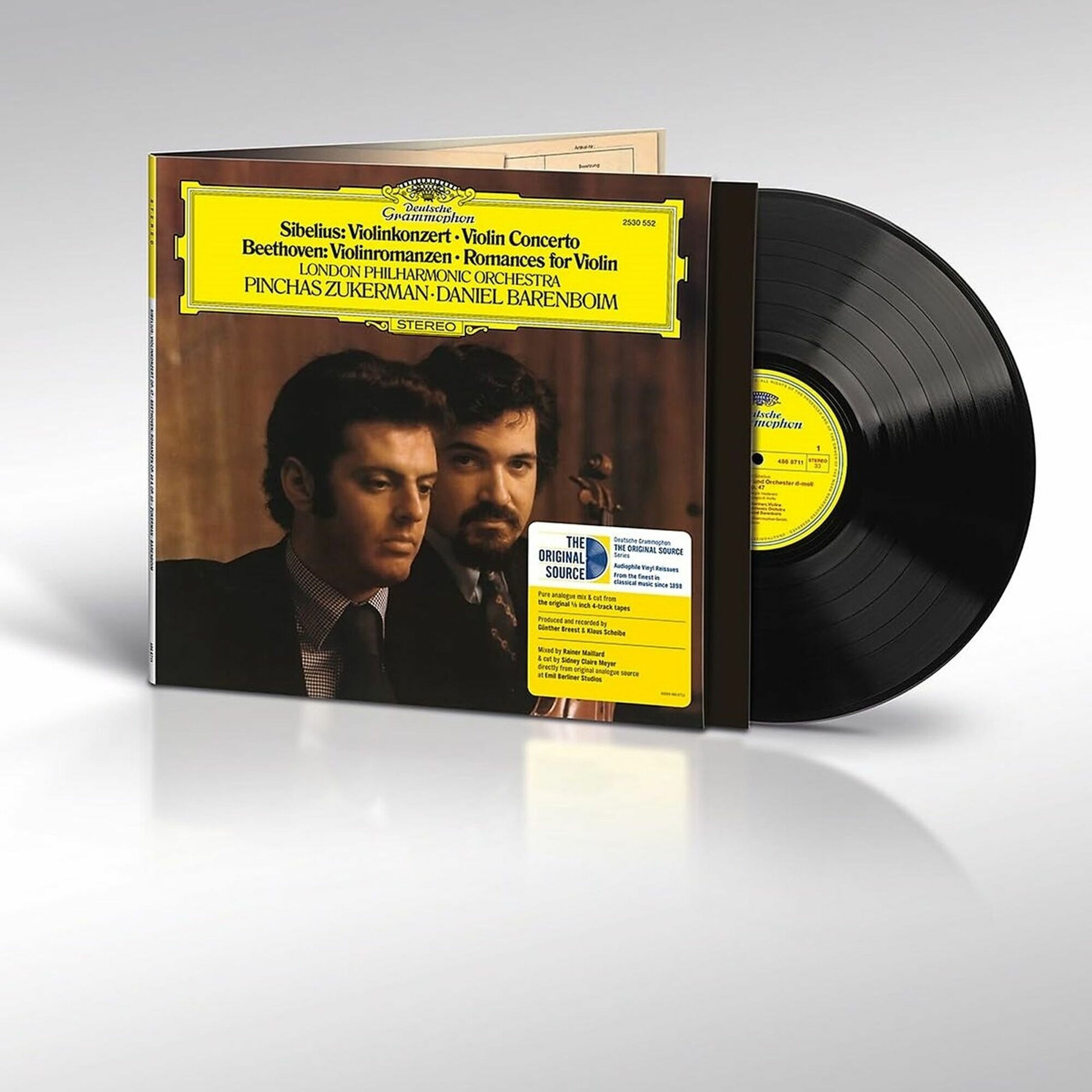 Виниловая пластинка Daniel Barenboim - Sibelius: Violin Concerto In D Minor, Op.47/ Beethoven: Violin Romance Nos.1 & 2 (Analogue) (LP) 2026 Limited, Original Source Series