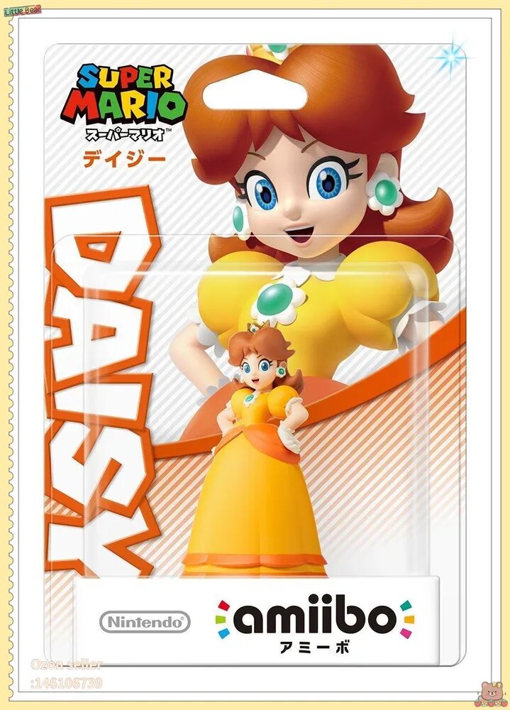 Фигурка Nintendo amiibo Super Mario Принцесса Дейзи, для детей от 14 лет, пластик, 9 см